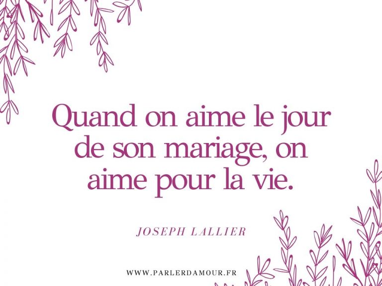 Citations mariage : les 50 plus belles citations - Parler d'Amour