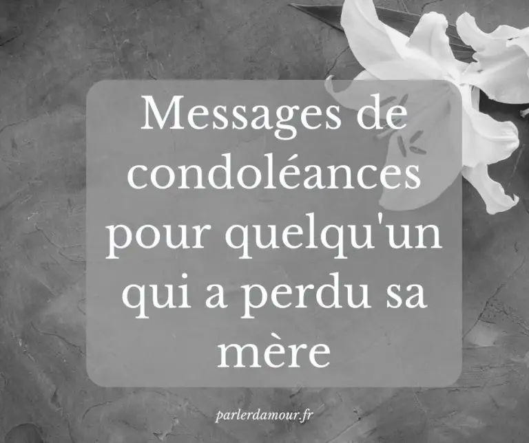 Message de condoléances : 110 messages très touchants