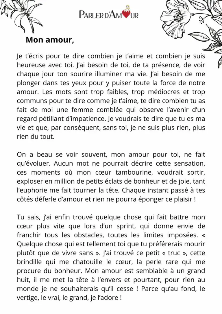 Lettre d'amour : 20 exemples pour toutes les situations